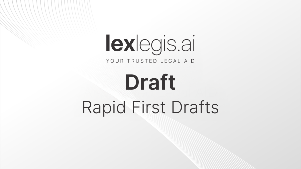 Lexlegis | Trusted Legal AID | Draft